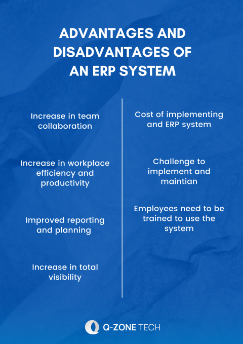 Advantages and Disadvantages of ERP Advantages and Disadvantages of ERP